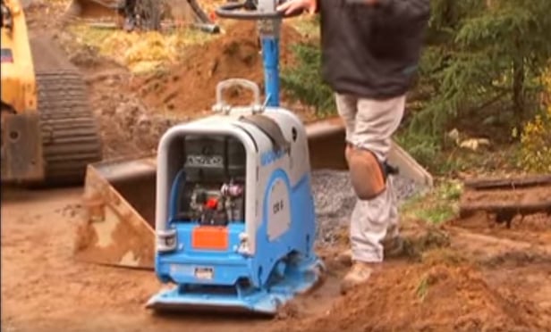 Compaction of Subgrade in a Trench