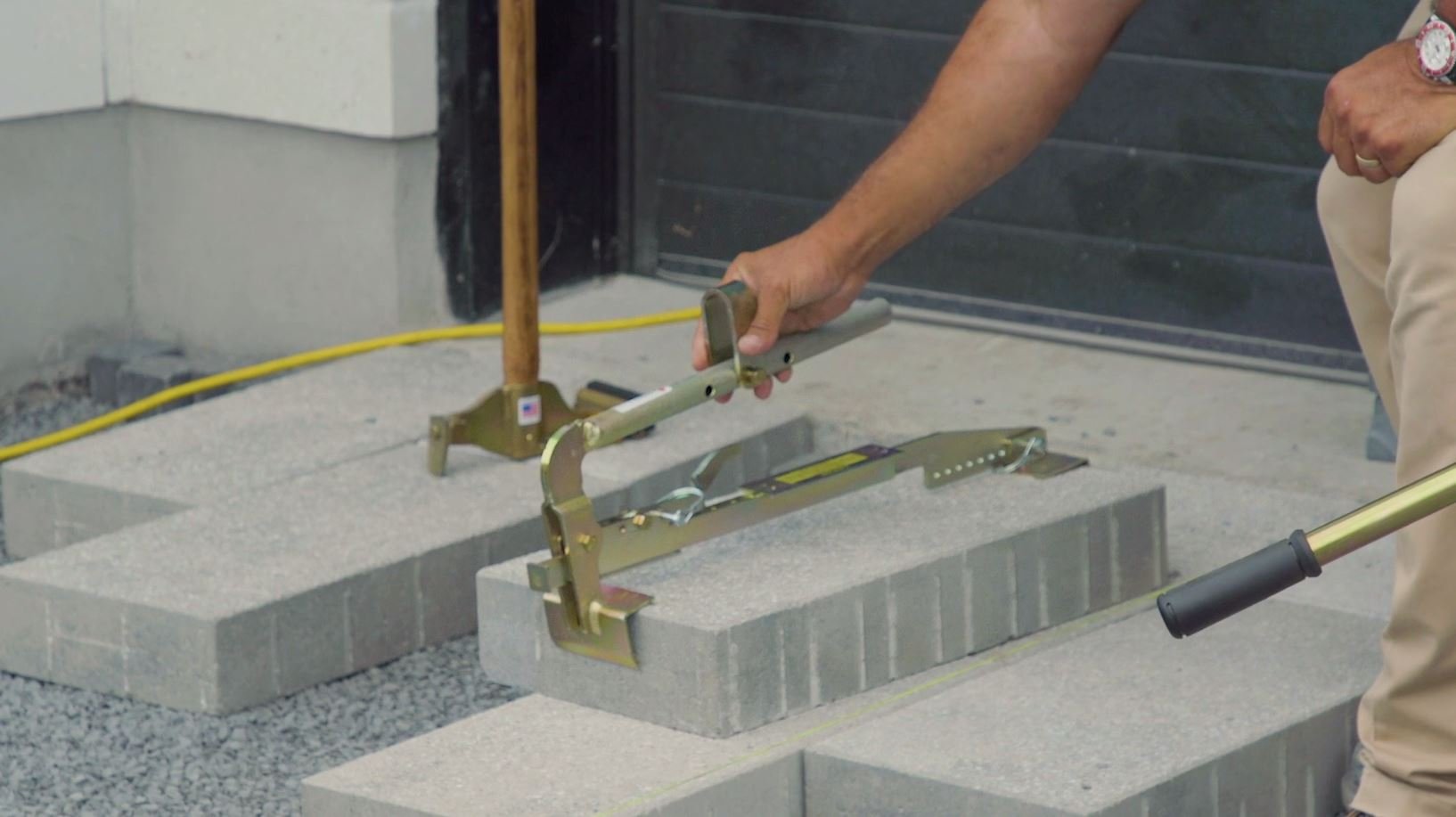 Concrete Slab Installation: How to Lift Heavy-Duty Paving Stones ...