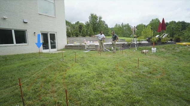 The best way to shoot grades and establish elevations.