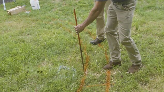 The best way to shoot grades and establish elevations.