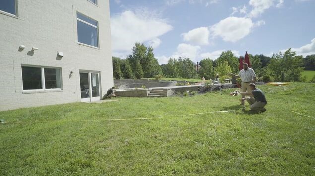 The best way to shoot grades and establish elevations.