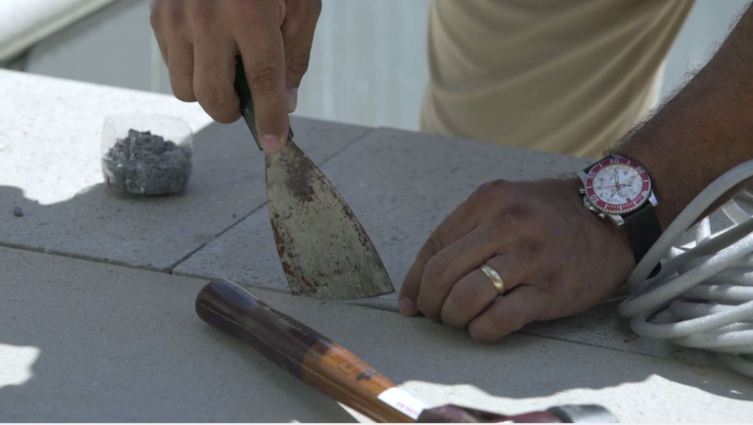 Pool Coping Installation