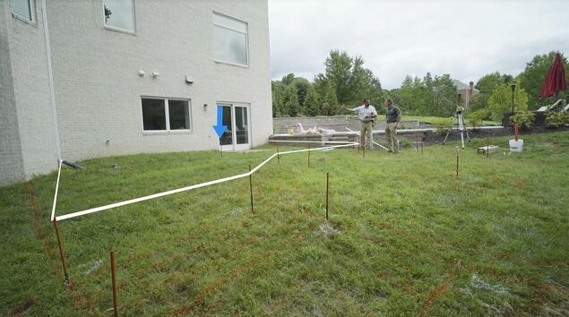 The best way to shoot grades and establish elevations.