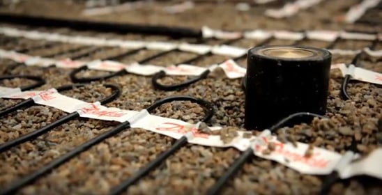 Heated Paver Driveway Construction