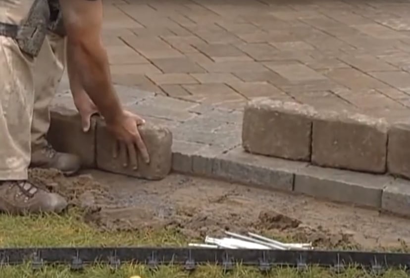 Installation of an Edge Restraint