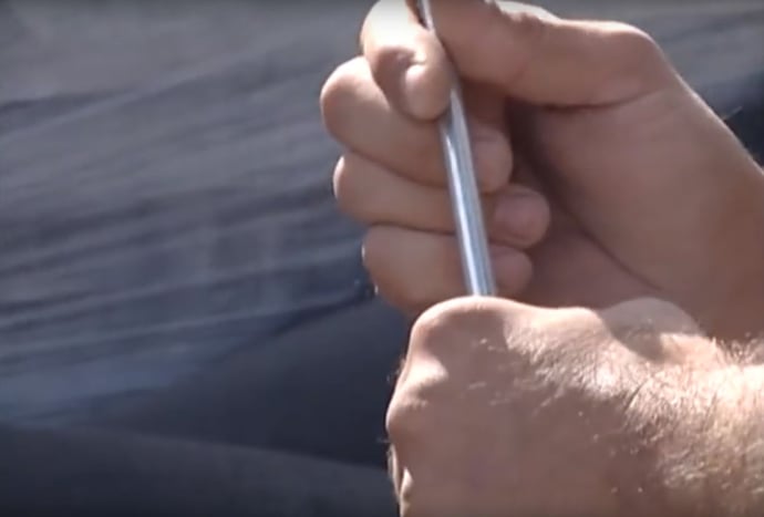 Installation of an Edge Restraint