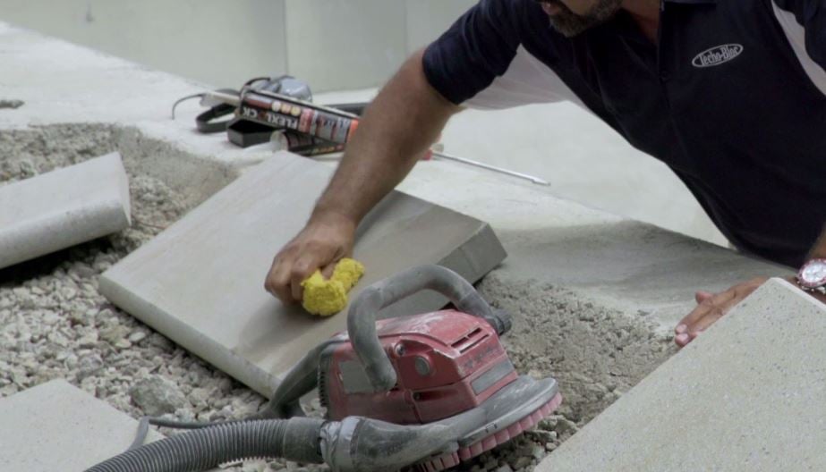 Pool Coping Installation