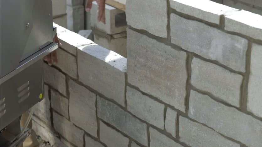 Outdoor kitchen construction